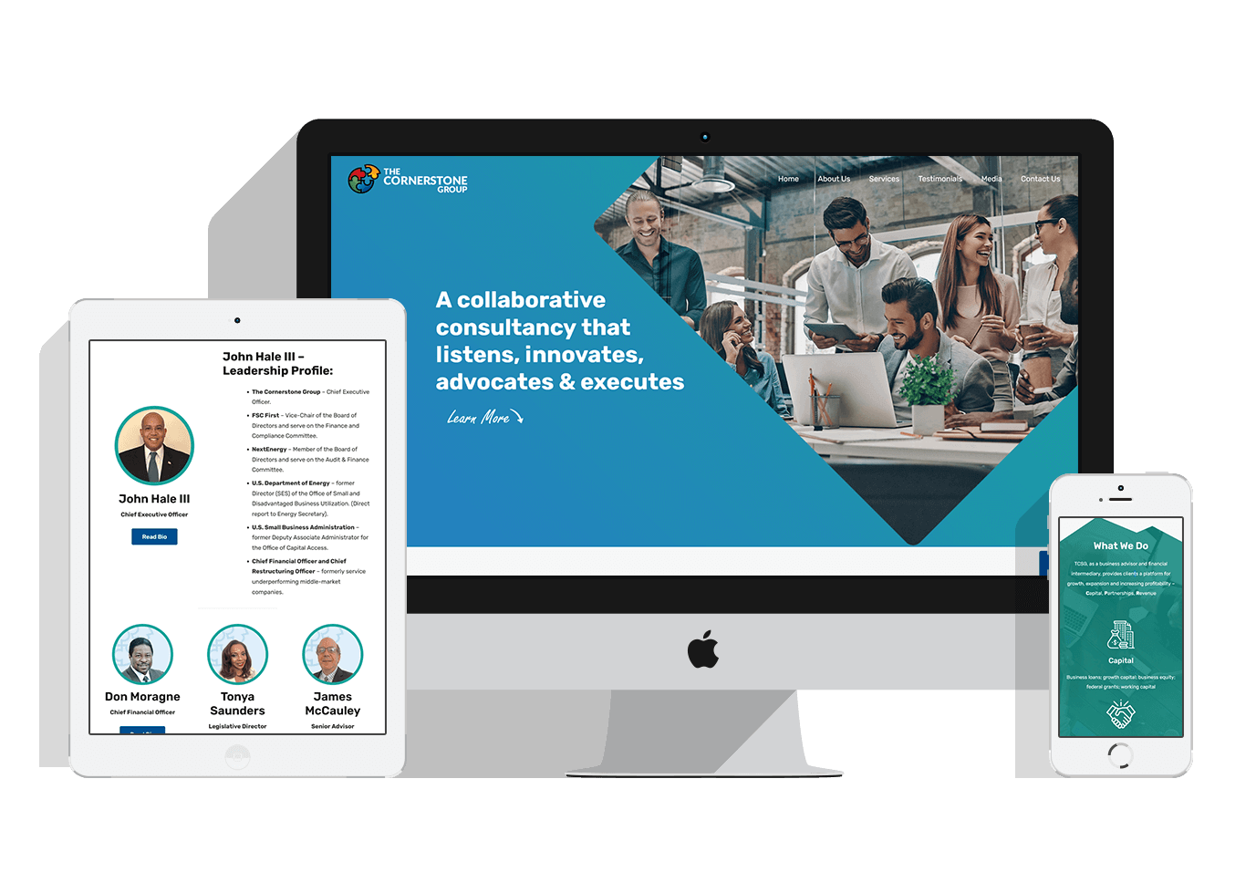 The Cornerstone Group Website - Strategia Solutions